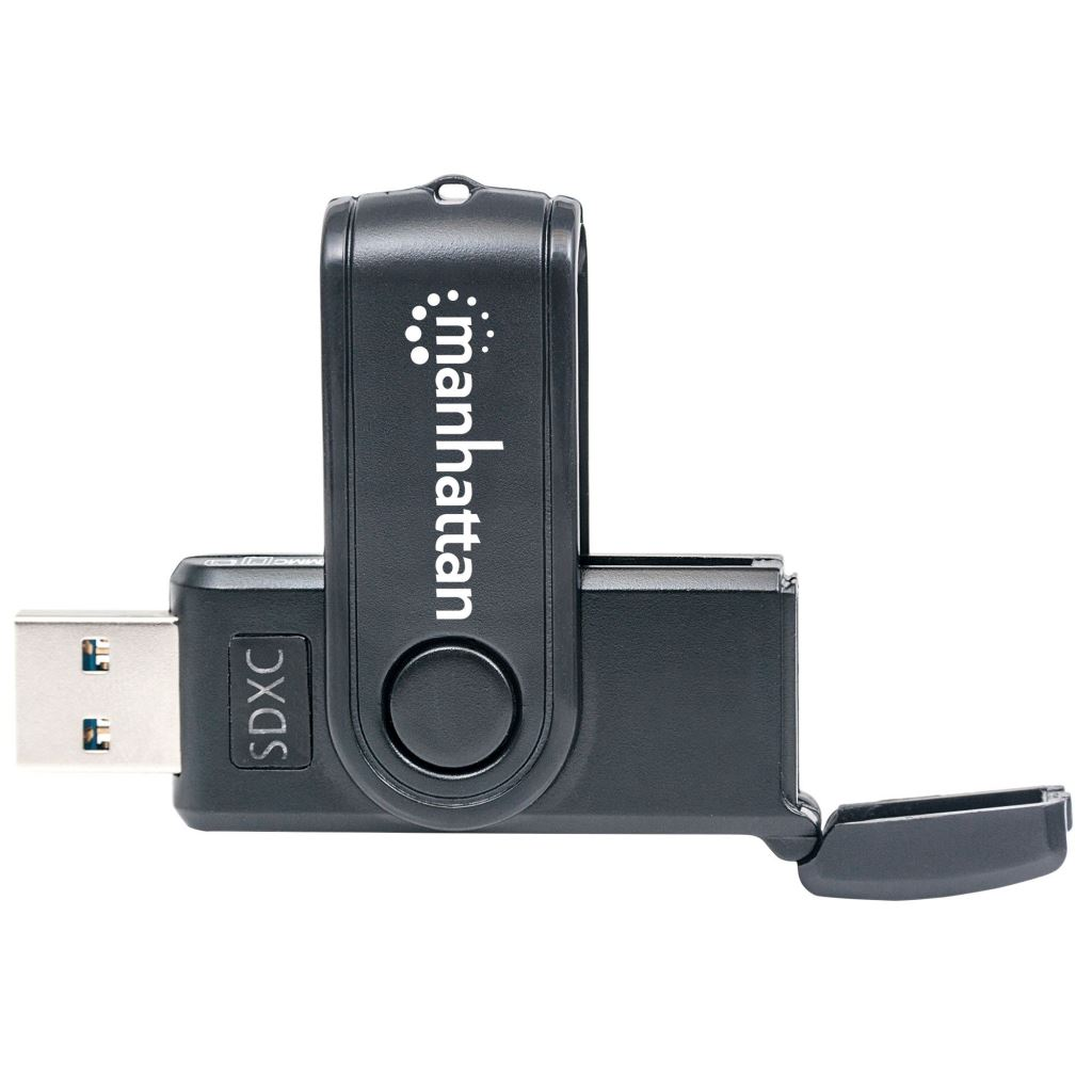 Card reader, Manhattan, USB 3.0, Negru - eMAG.ro
