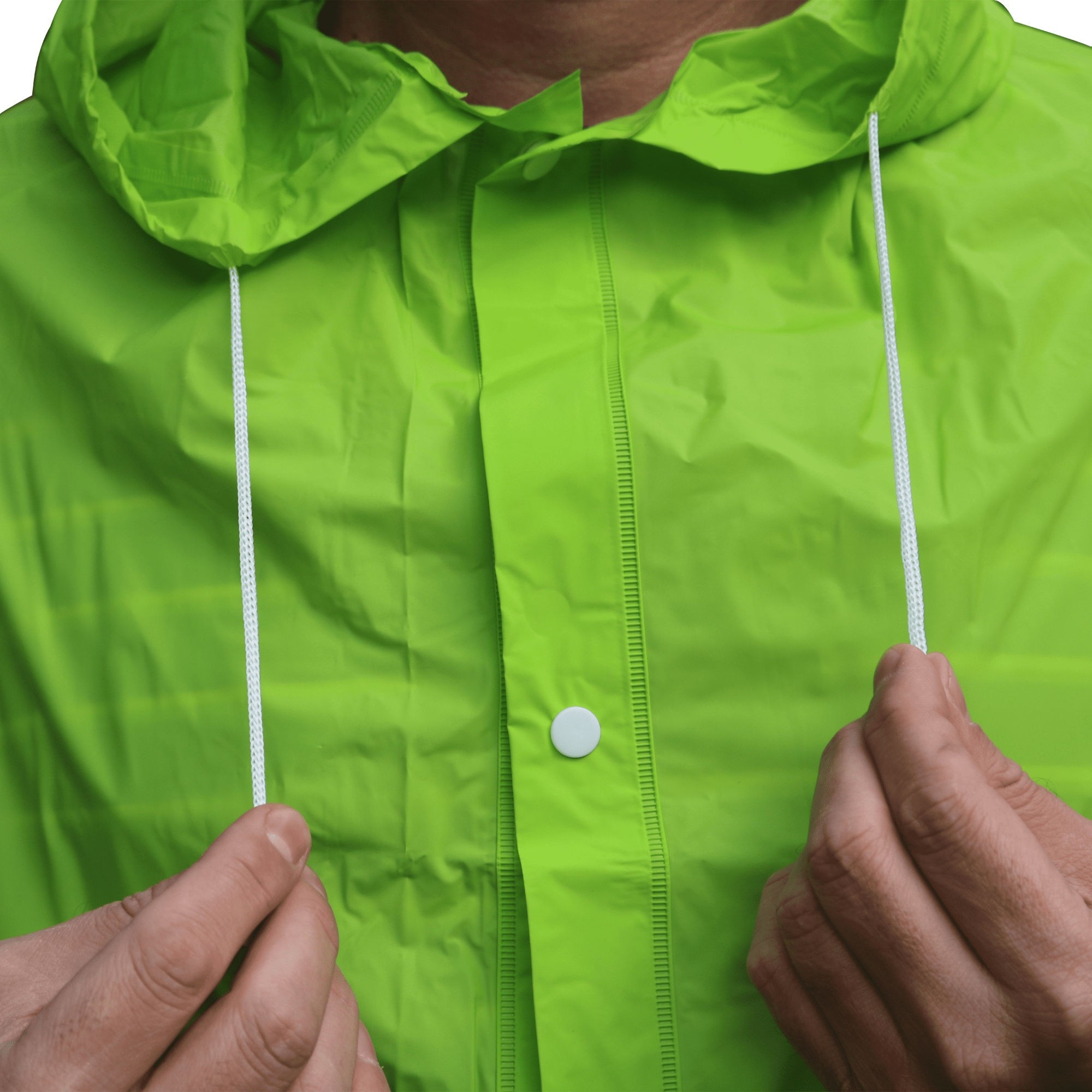 Pelerina ploaie Universal, fabricat din PVC, culoare verde, marimea M ...