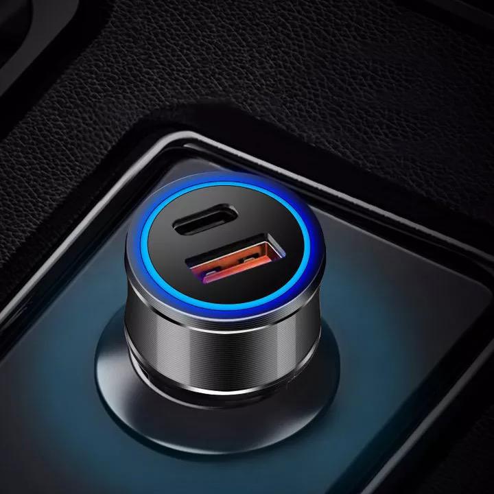 Incarcator Auto Telefon SvodMedia®️ Corp Aliaj Aluminiu 54W Super Fast ...