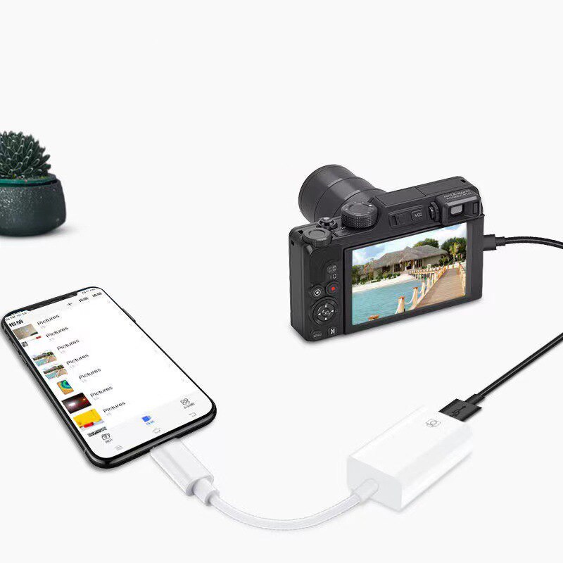 Adaptor Apple Camera Reader, Vaxiuja, OTG, Lightning la SD Card, Plug ... Adaptor Apple Camera Reader, Vaxiuja, OTG, Lightning la SD Card, Plug ...
