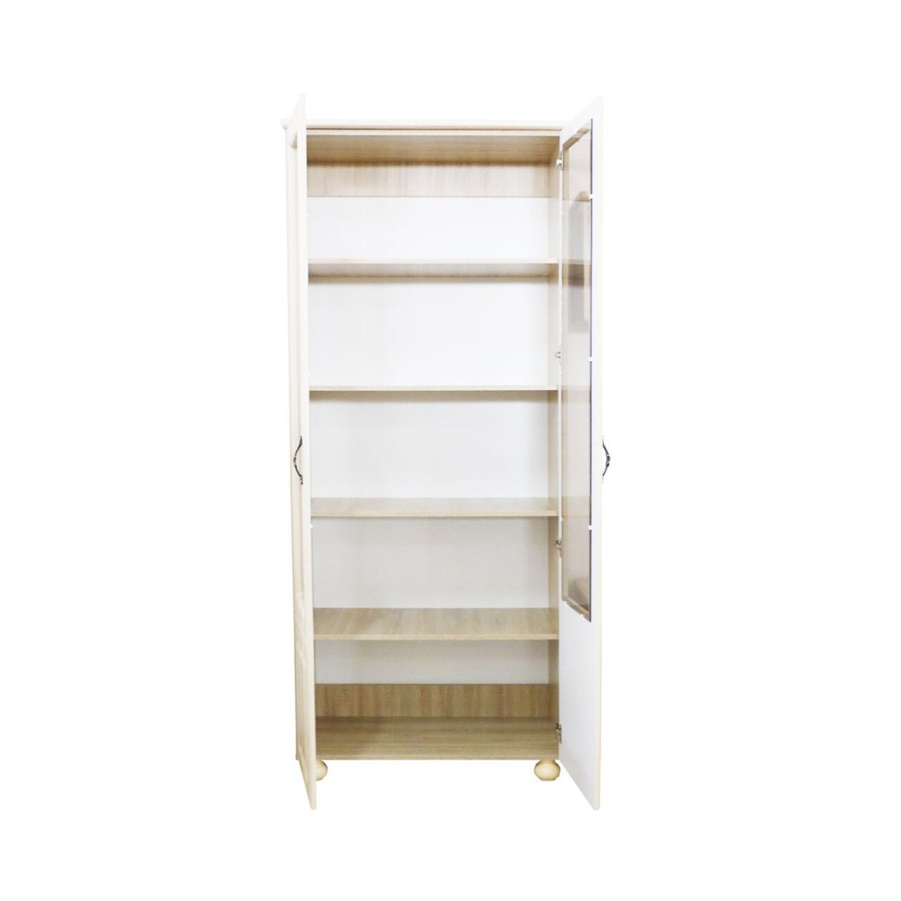 Dulap cu vitrina, SPECTRAL MOBILA, PAL melaminat/MDF, 93x216x47 cm ...