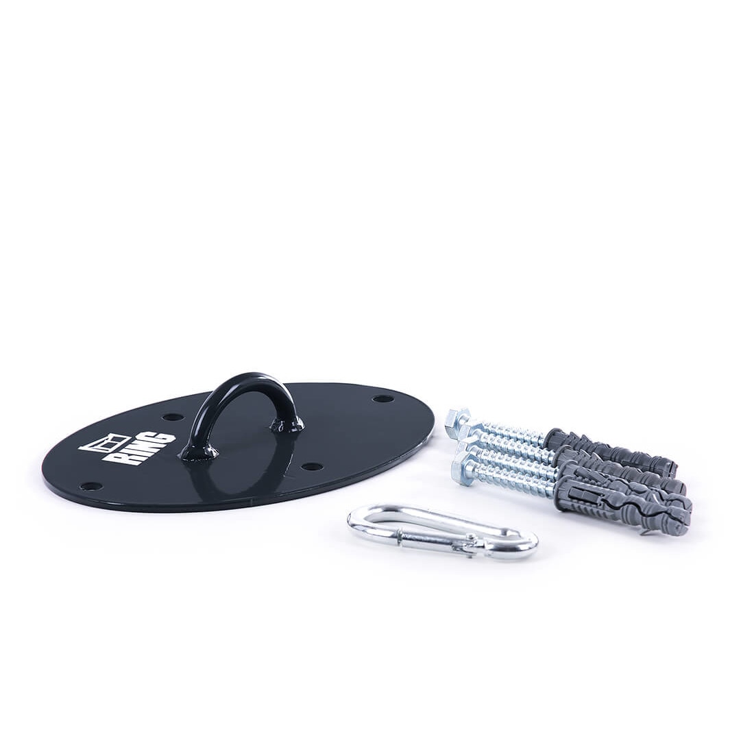 Suport de tavan pentru sac de box Ring, Otel, Negru / Argintiu - eMAG.ro