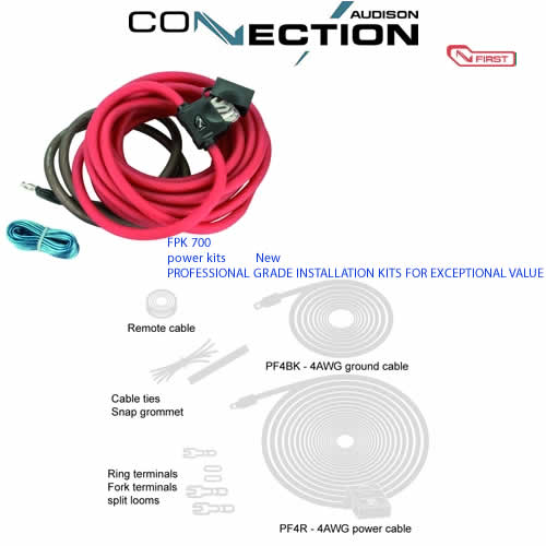 Kit cabluri alimentare Connection FPK 700, 4AWG, 700W - eMAG.ro
