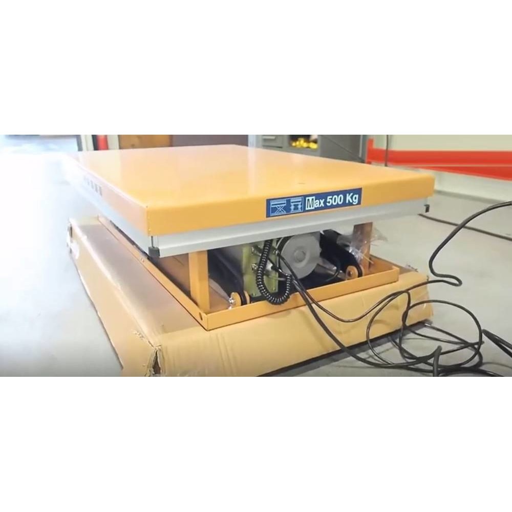 Masa elevatoare electro-hidraulica capacitate 500 Kg inaltime 1m EMH ...