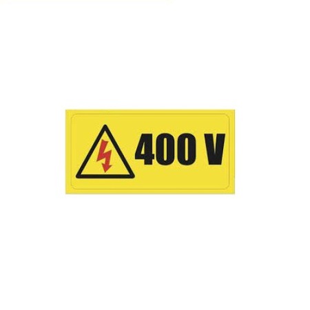 Indicator semnalizare "Tensiune 400V", semn avertizare pentru curent ...