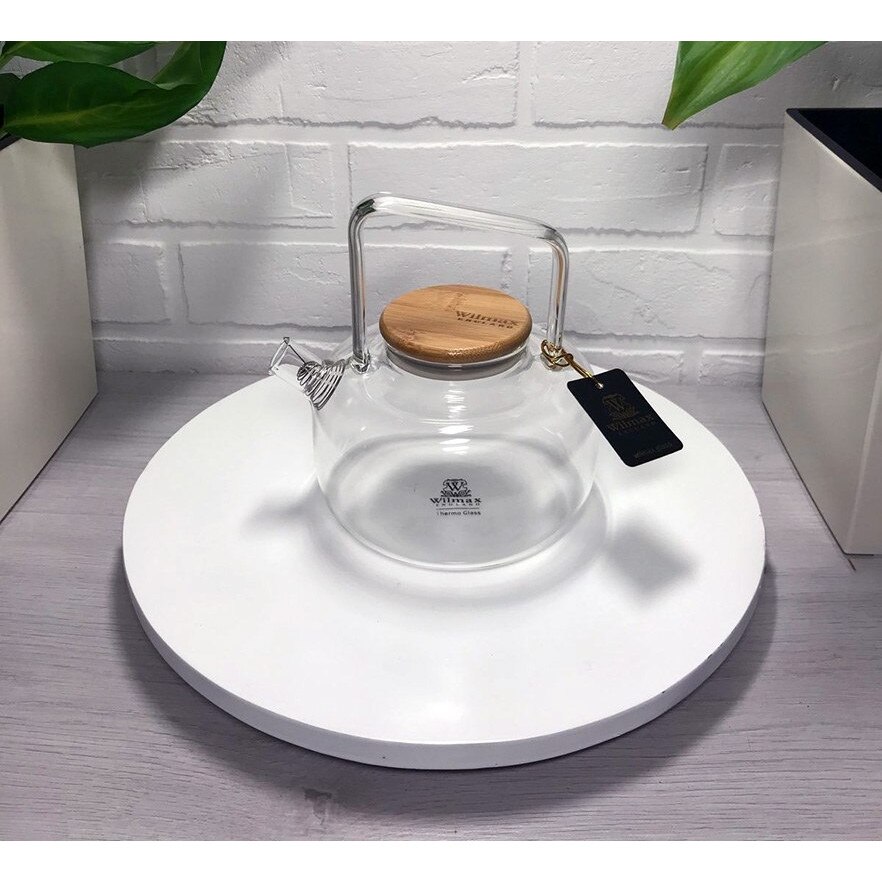 Ceainic, Wilmax England, Sticla, 1000 ml, Transparent - eMAG.ro