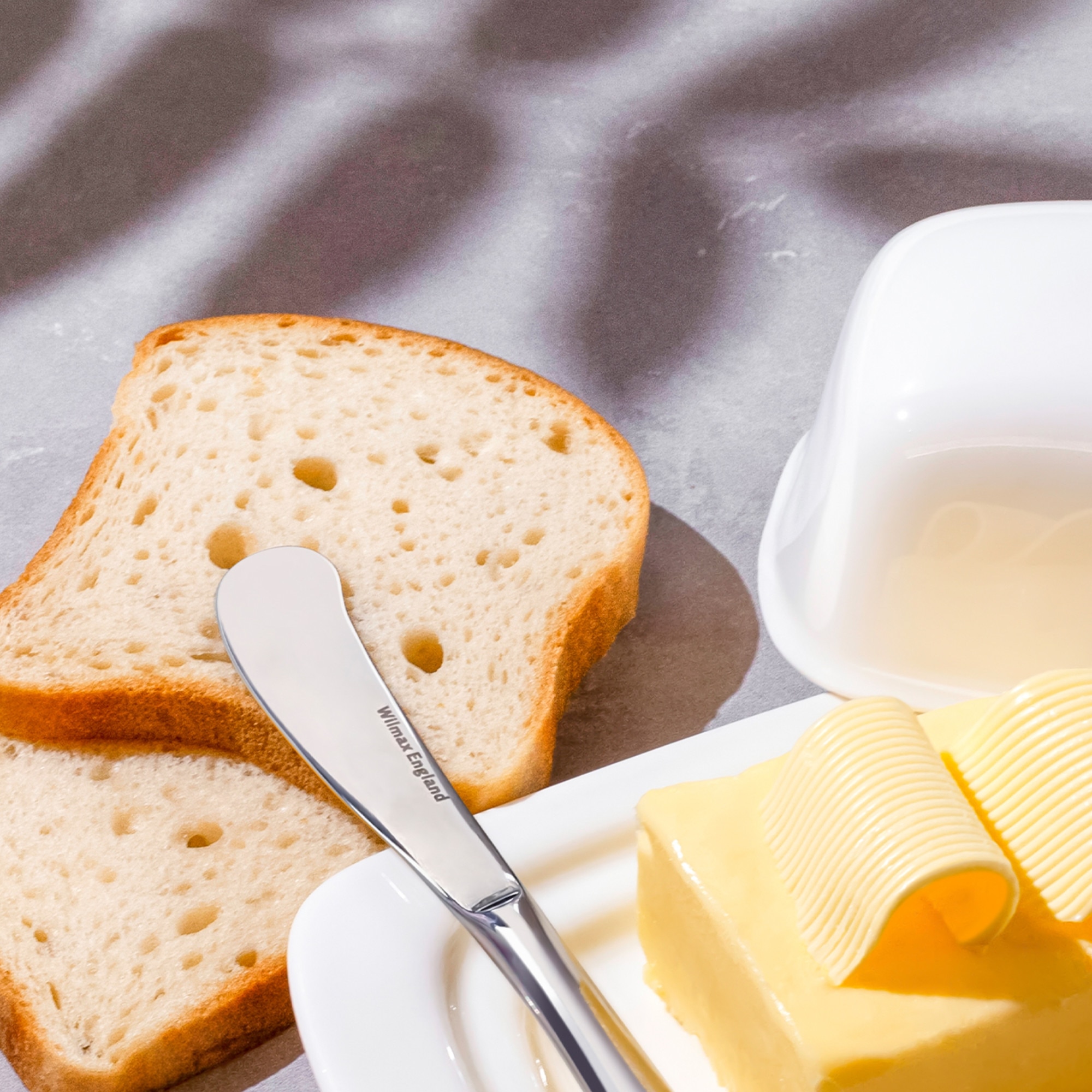 Cutit pentru unt, Wilmax England, Otel inoxidabil, 17 cm, Argintiu ...
