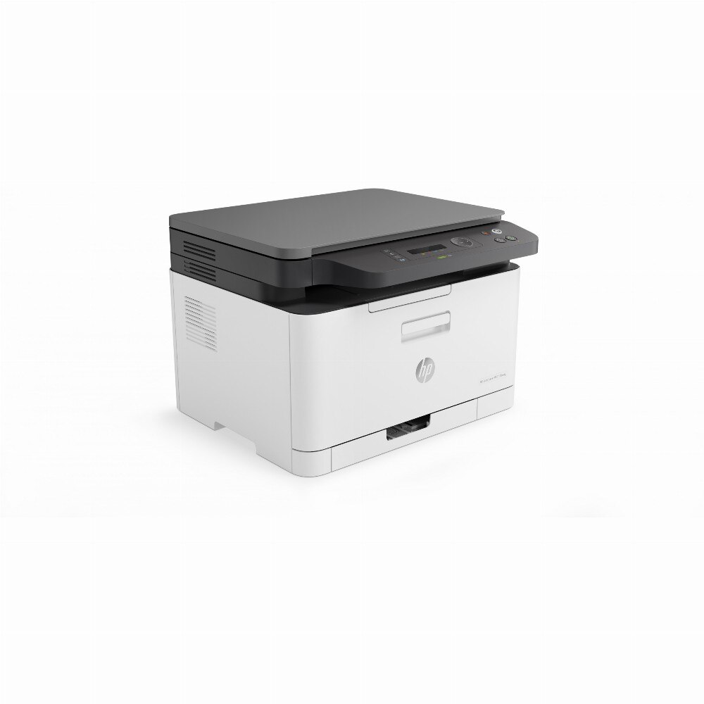 Imprimanta, HP, Color Laser MFP 178nwg, 3 in 1, A4, Alb/Negru - eMAG.ro