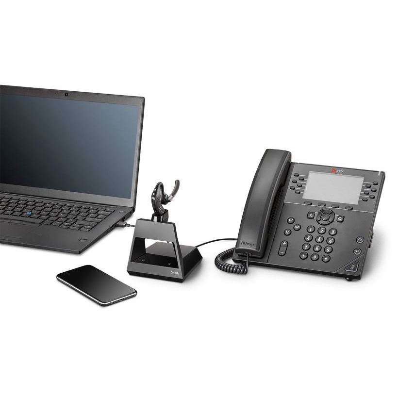 Casti Bluetooth, Poly, USB-A, Negru - eMAG.ro