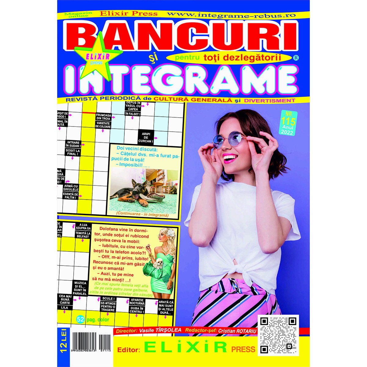 Bancuri si integrame nr 115, 52 pagini - eMAG.ro