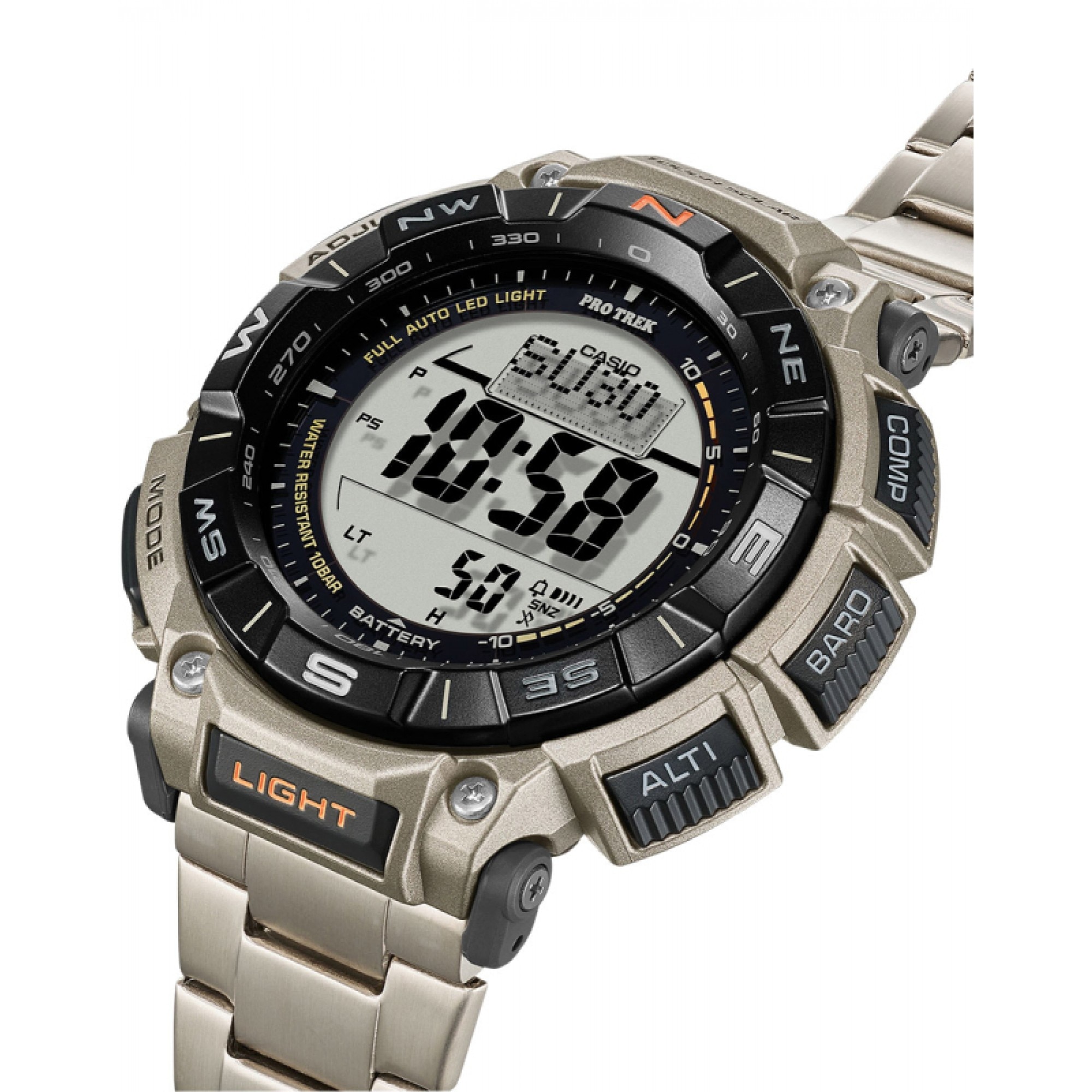 Ceas Barbati, Casio, Pro Trek Tough Solar PRG-340T-7ER - eMAG.ro