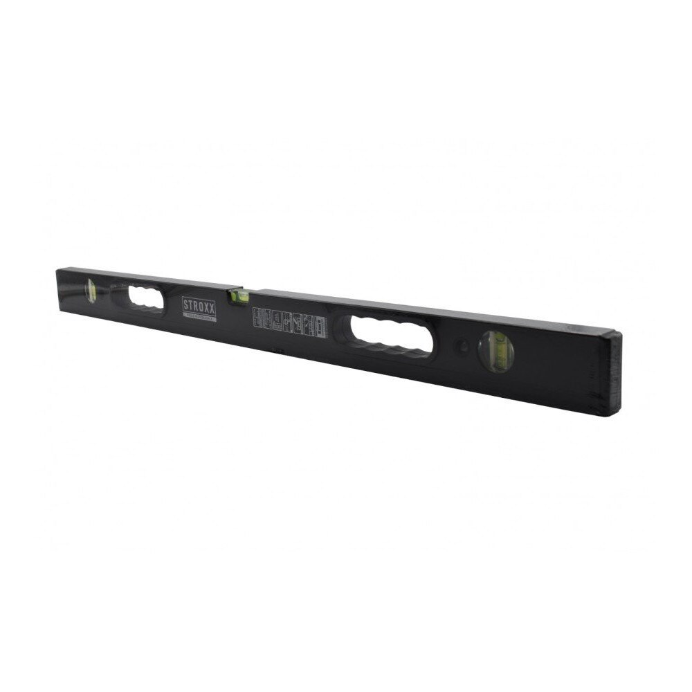 Nivela cu bula de aer profesional STROXX din aluminiu 80 cm cu doua ... Nivela cu bula de aer profesional STROXX din aluminiu 80 cm cu doua ...