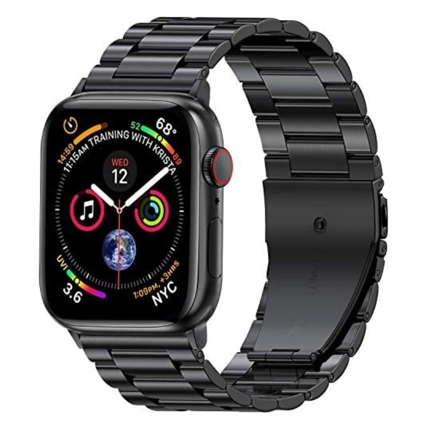 OEM fém okosóra szíj, Apple Watch 1/2/3/4/5/6/7/SE/8/Ultra kompatibilis ...
