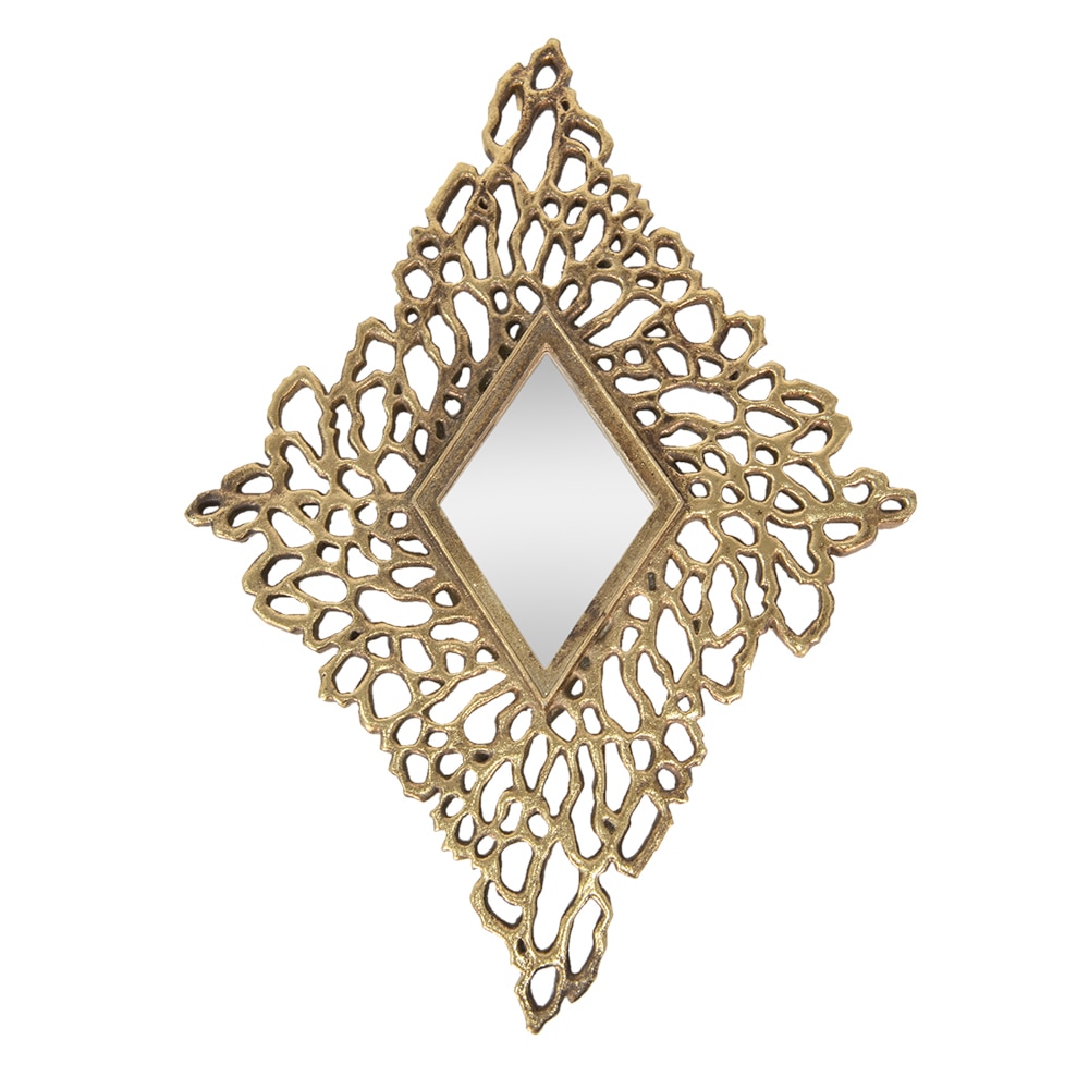 Oglinda perete polirasina aurie 26x1x36 cm - eMAG.ro