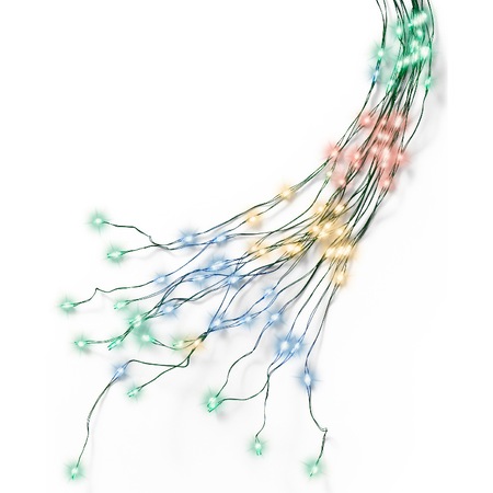 Instalatie Craciun Lumineo, 408 micro LED-uri, 180 cm, lumina ...