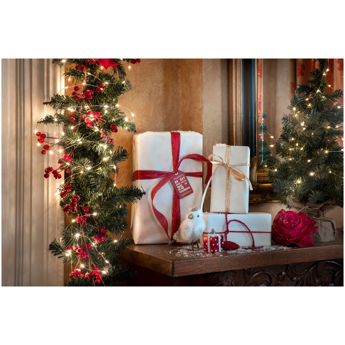 Instalatie Craciun Lumineo, 240 micro LED-uri, 1195 cm, lumina calda, 8 ...