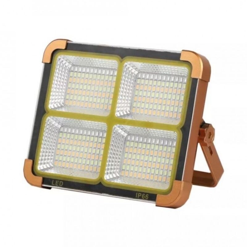 Proiector Led 1000W Tudis, Incarcare la Panou Solar, 3 moduri lumina si ...