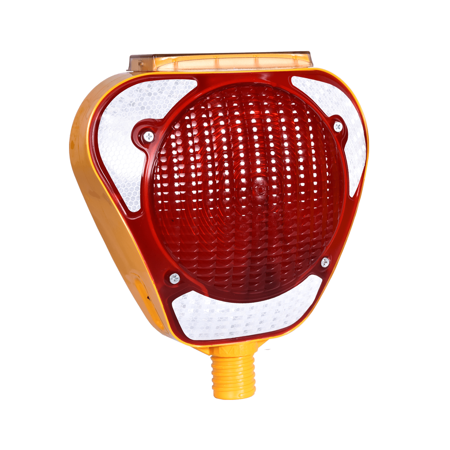 Lampa solara pentru semnalizare, lumina intermitenta POWER LED, Rosu - eMAG.ro