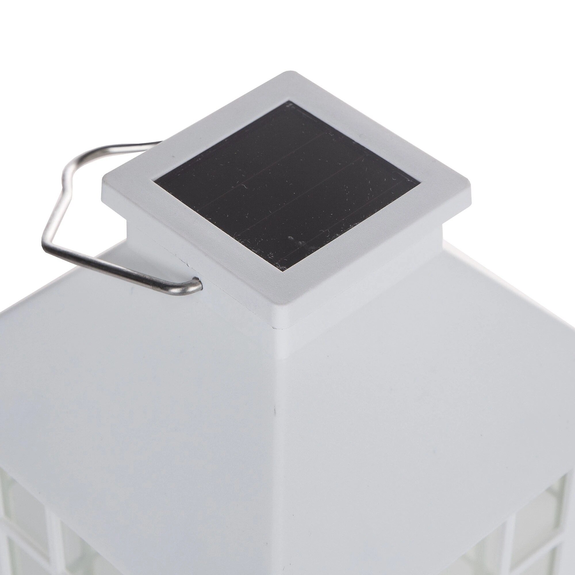 Felinar LED solar Latarenka, alb, 10 W, IP 44 - eMAG.ro