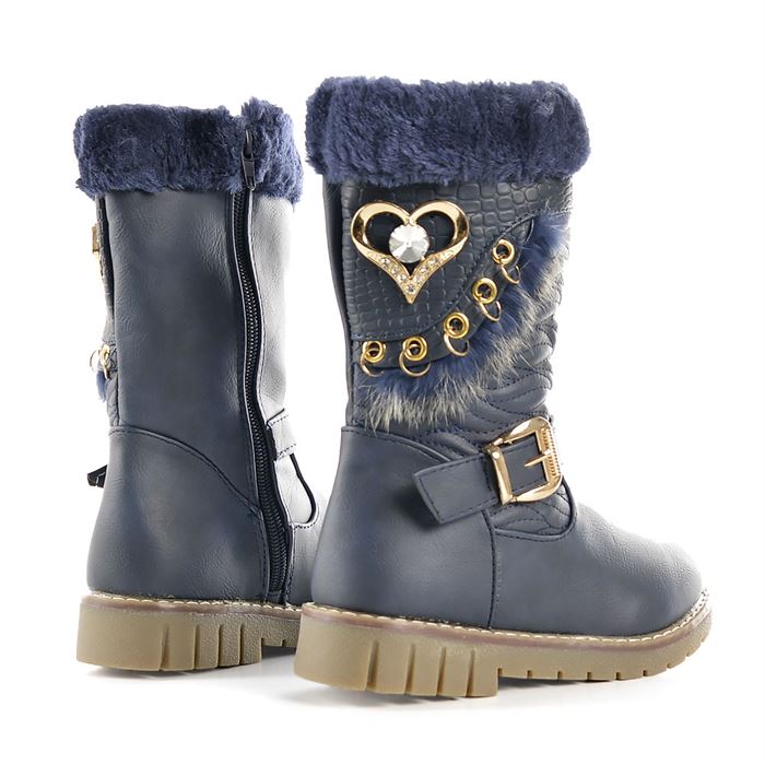 Cizme Pentru Copii L-3, Albastru, 36 EU - eMAG.ro