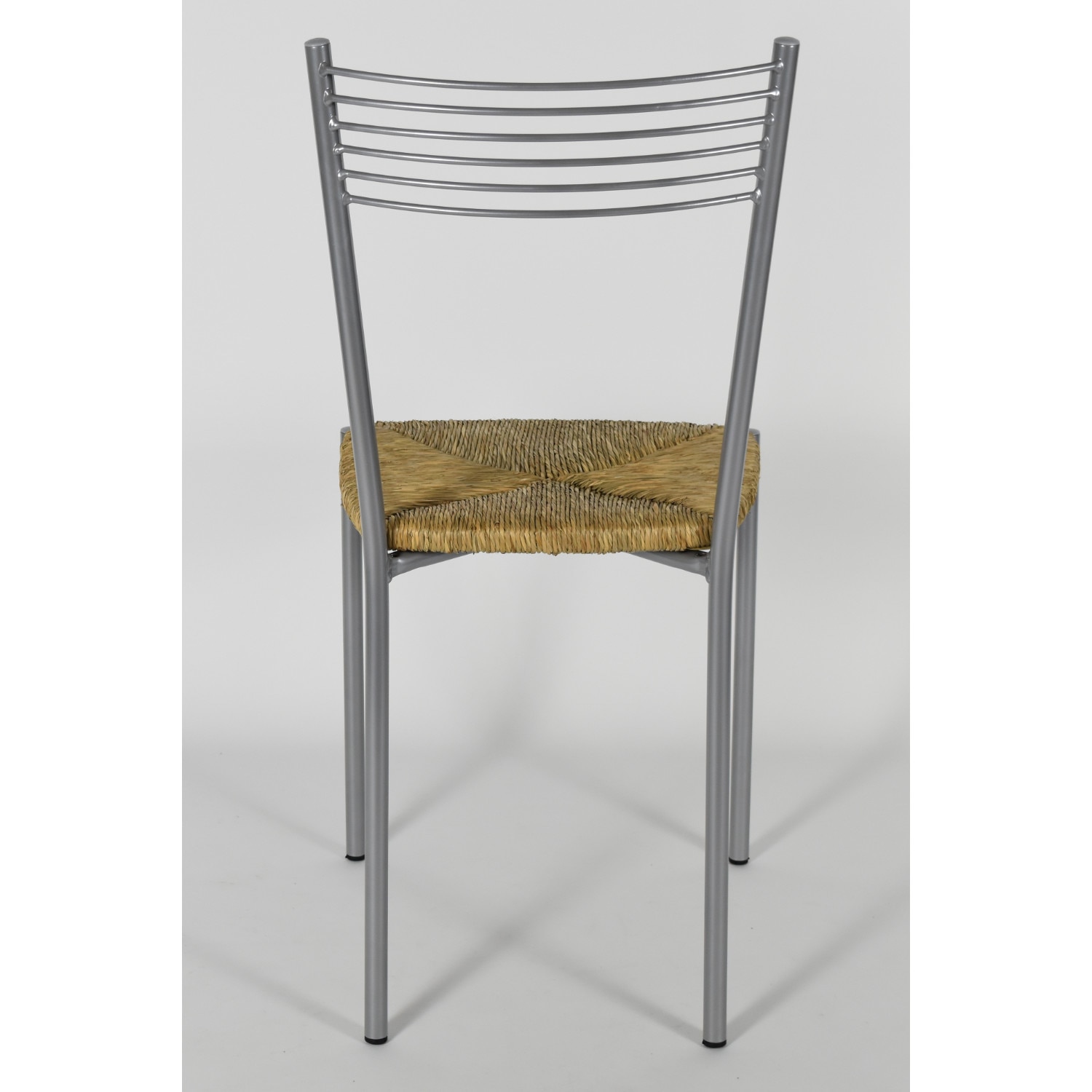 Set 4 scaune Elegance, t m c s, Otel vopsit Aluminiu, Sezut tapitat din ...