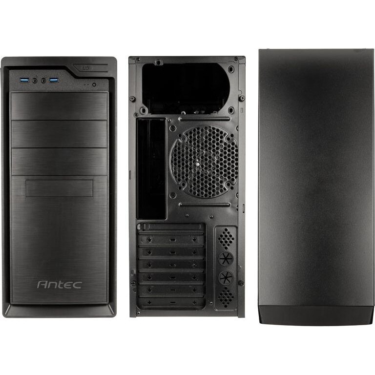 Carcasa PC Antec ASK-4000B-U3 0-761345-93544-9, Micro ATX uATX, Mini ...