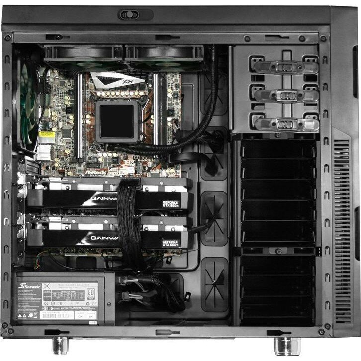 Carcasa PC Nanoxia Deep Silence 1 Rev.B 600060155, ATX, Micro ATX uATX ...