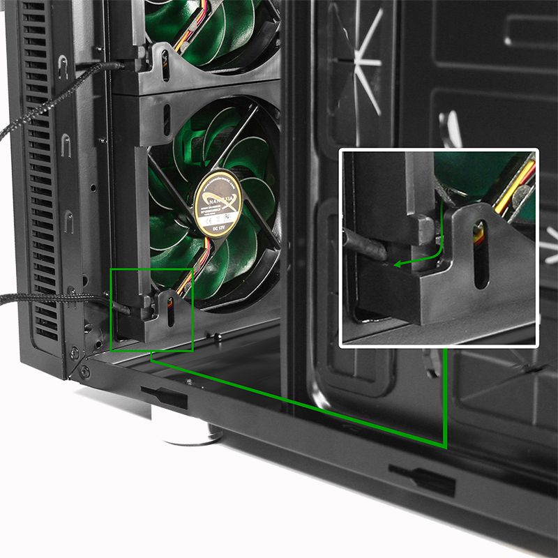 Carcasa PC Nanoxia Deep Silence 1 Rev.B 600060155, ATX, Micro ATX uATX ...
