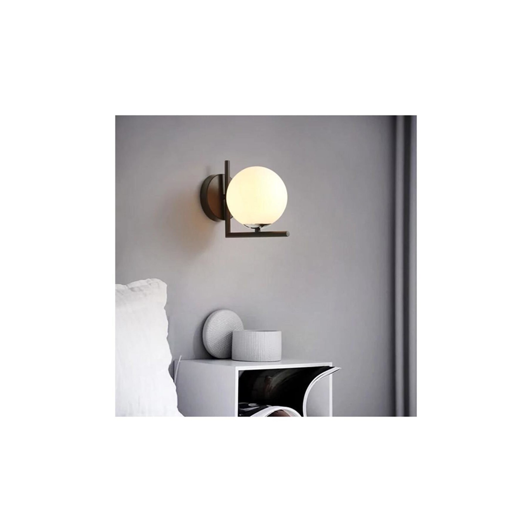 Aplica de perete Glob, 60W, E27 - eMAG.ro