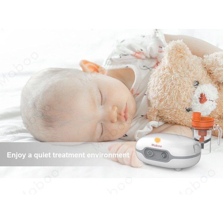 Aparat aerosoli Maboo® Aero, nebulizator inhalator cu compresor, masca ...
