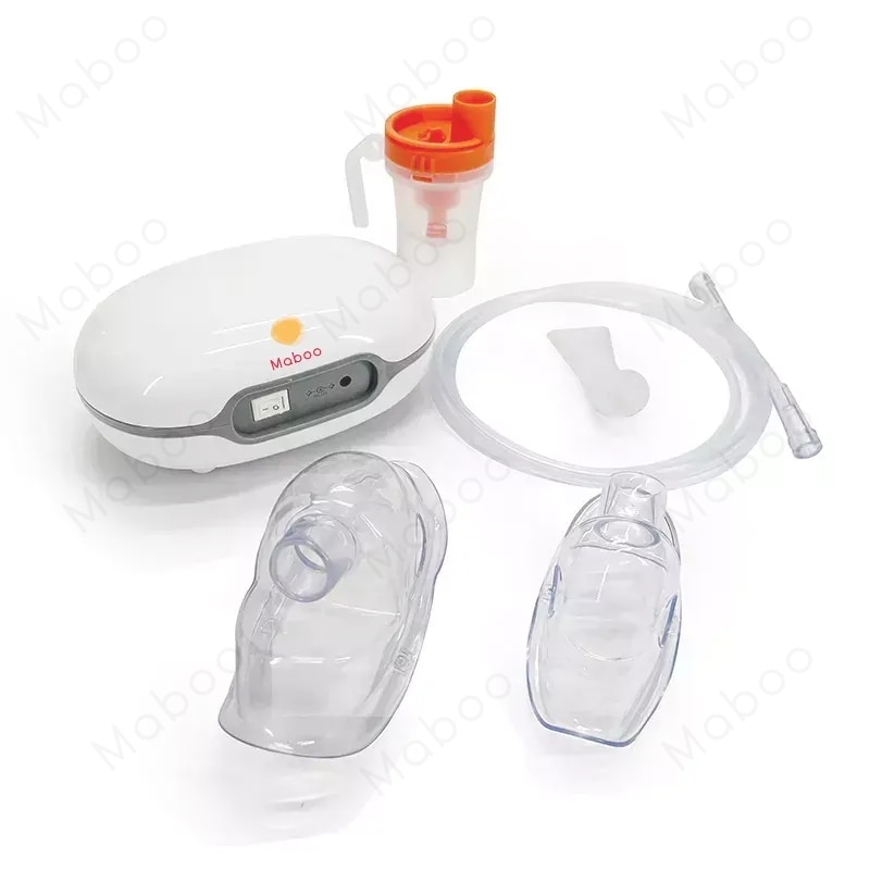 Aparat aerosoli Maboo® Aero, nebulizator inhalator cu compresor, masca ...