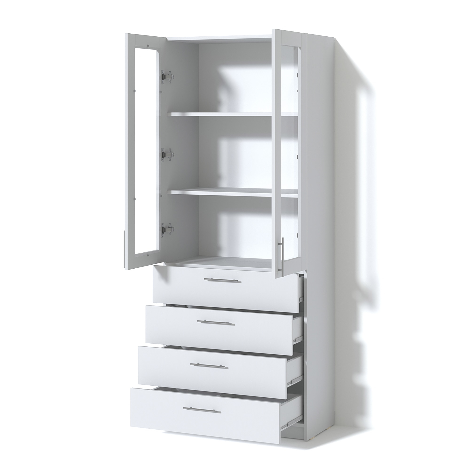 Dulap Birou Office Line №3, PAL, Fabrik Home, 800x2000x400 mm, Frasin ...