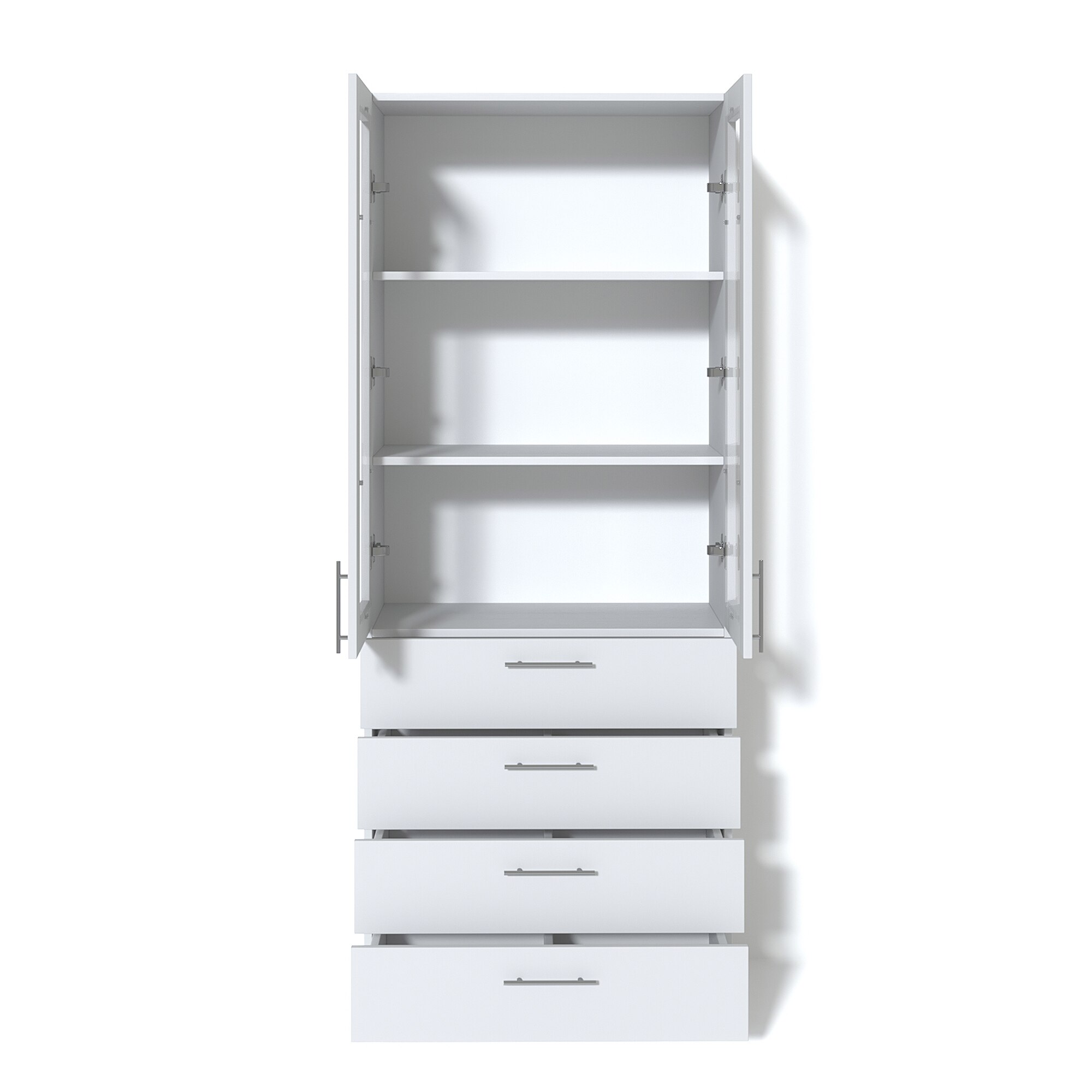 Dulap Birou Office Line №3, PAL, Fabrik Home, 800x2000x400 mm, Frasin ...