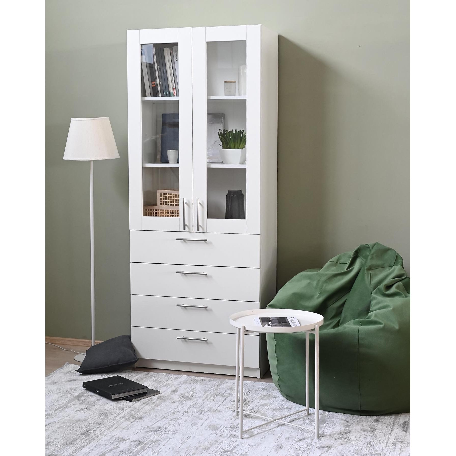 Dulap Birou Office Line №3, PAL, Fabrik Home, 800x2000x400 mm, Frasin ...