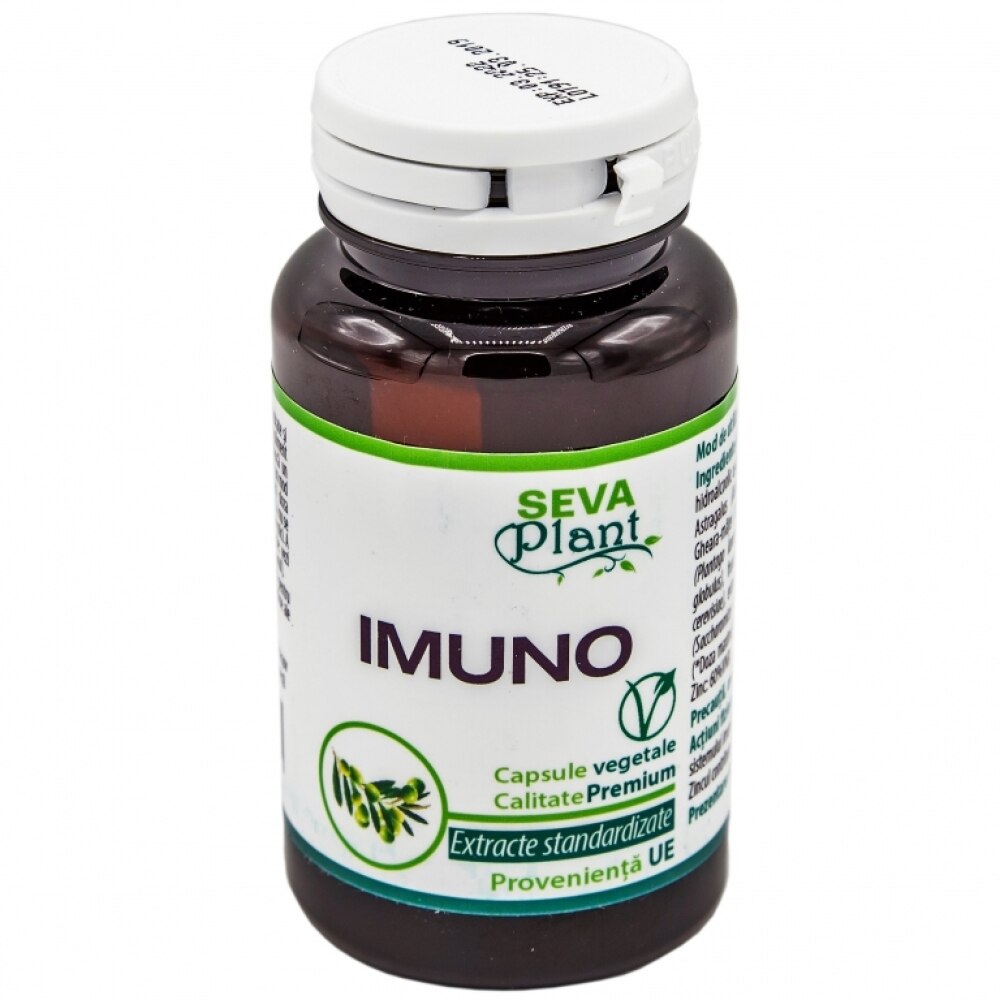 Supliment imunitate puternica, Imuno, 60 capsule, SevaPlant - eMAG.ro
