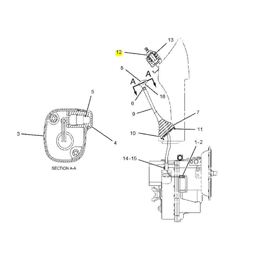Maneta inversor CAT 428E - eMAG.ro