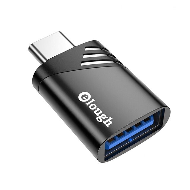 Преходник от Usb 3 0 към Usb Type C Elough Универсален Черен Emag Bg