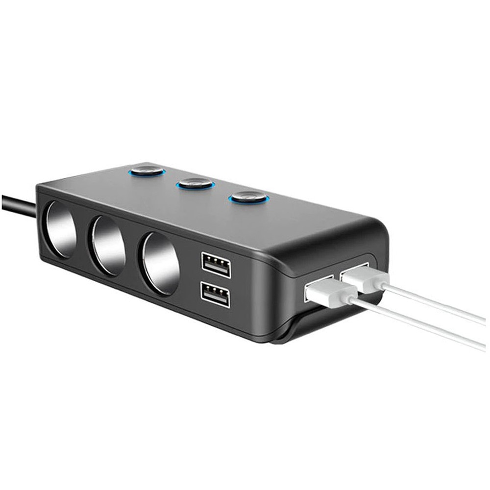Adaptor bricheta USB, Zola®, 4 porturi USB, 1 port USB tip C cu ...