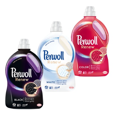 Pachet Detergent lichid Perwoll Renew Blossom 2.88l si Perwoll Renew ...