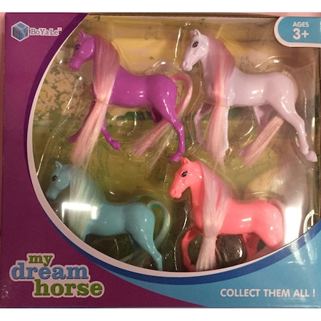 Set 4 caluti colorati pentru copii, din plastic, 10 cm - eMAG.ro