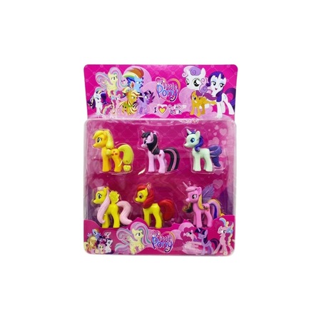 Set 6 figurine gen My Little Pony 5 cm - eMAG.ro