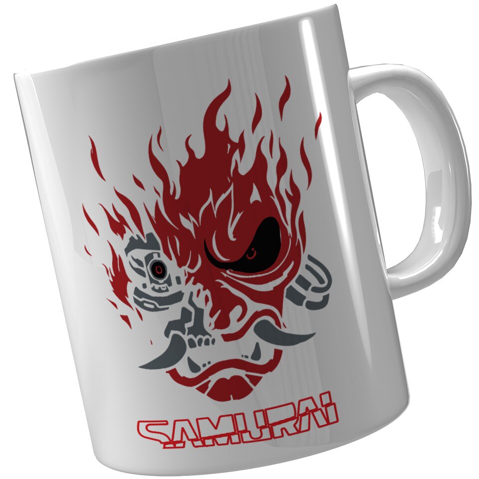 Cana Cyberpunk Samurai Oni Masca Street Kid Silverhand Anime Grup, alba ...