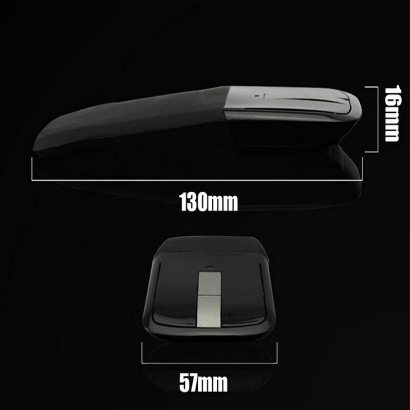Mouse pliabil USB, +AAA, Negru - eMAG.ro