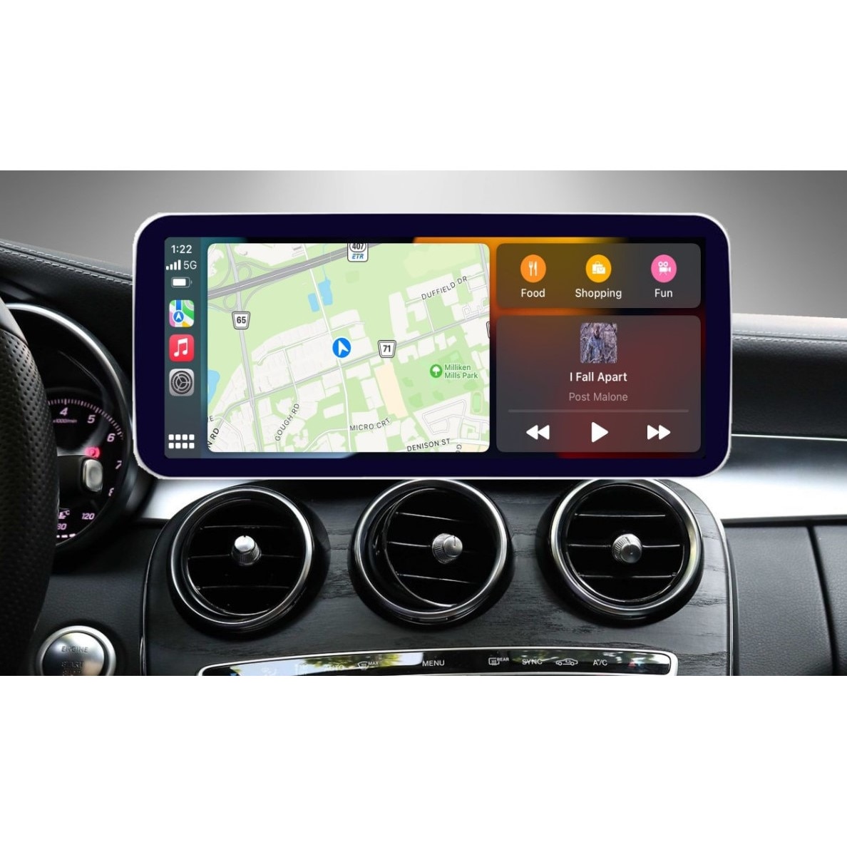 Мултимедия с навигация ZT, за MERCEDES BENZ W205, X253, W446, W470 2015 ...