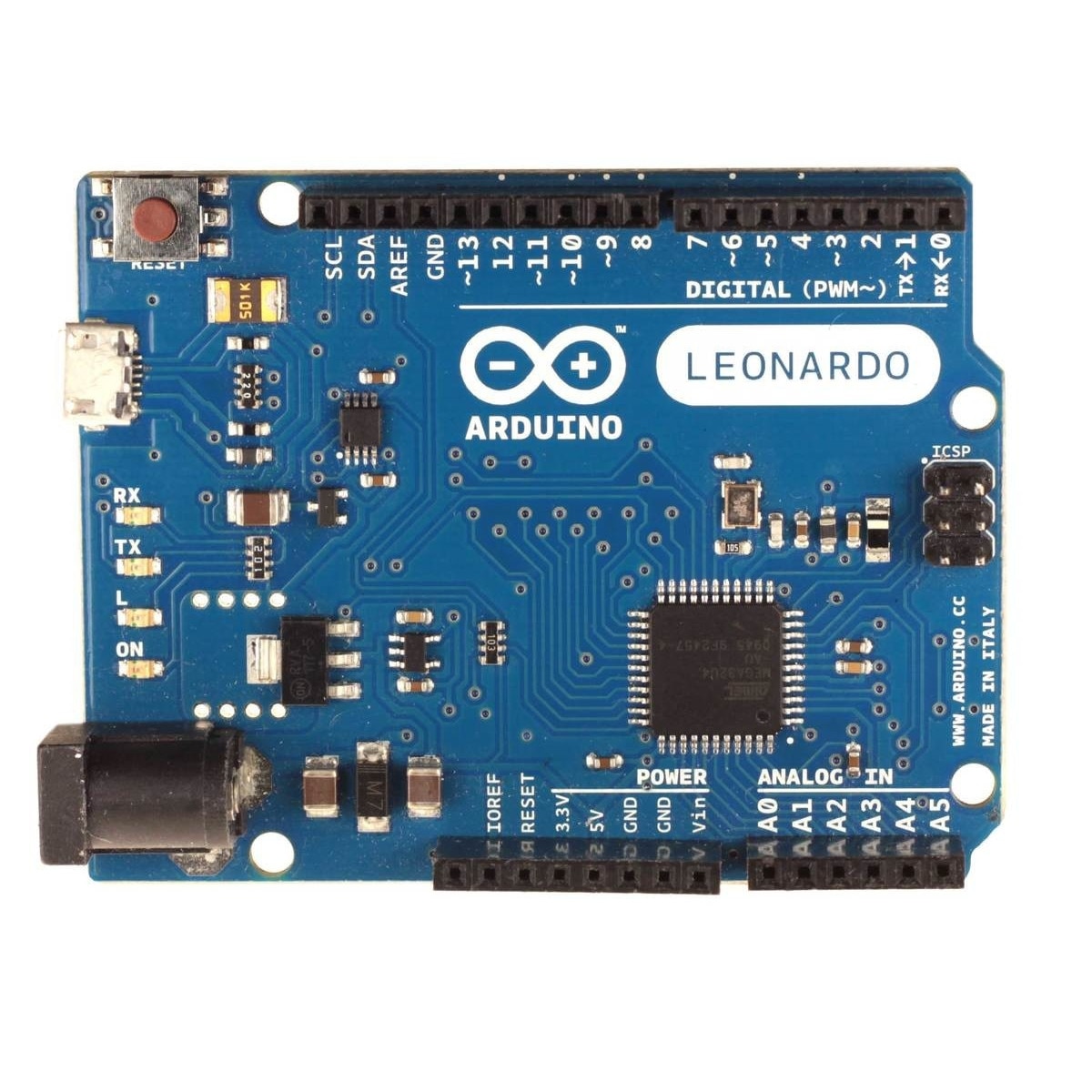 Arduino Leonardo, ATMega32U4 CPU, 16 MHz - eMAG.hu