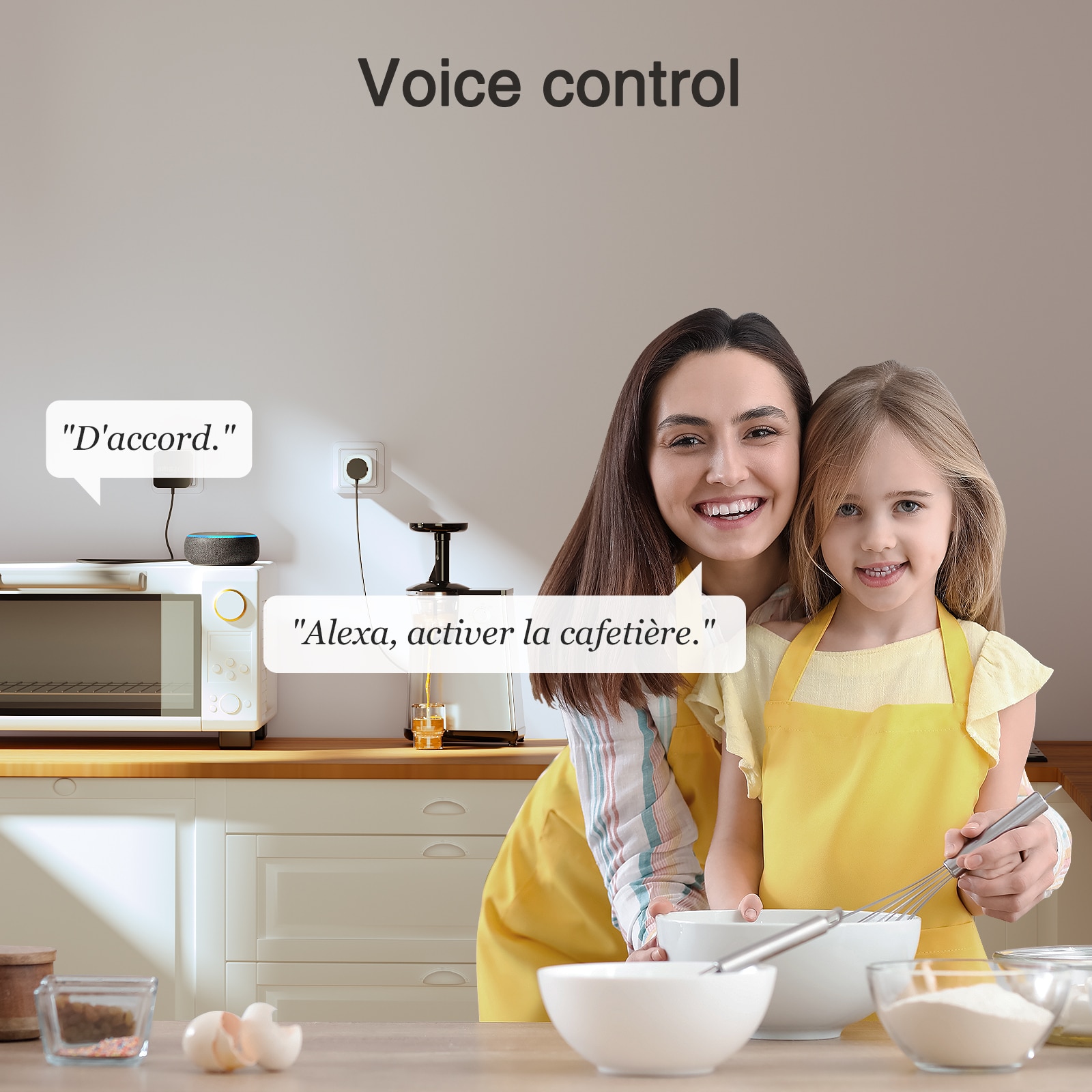 Priza inteligenta Gosund EP8, Wi-Fi, 16A, 3680W, control aplicatie ...