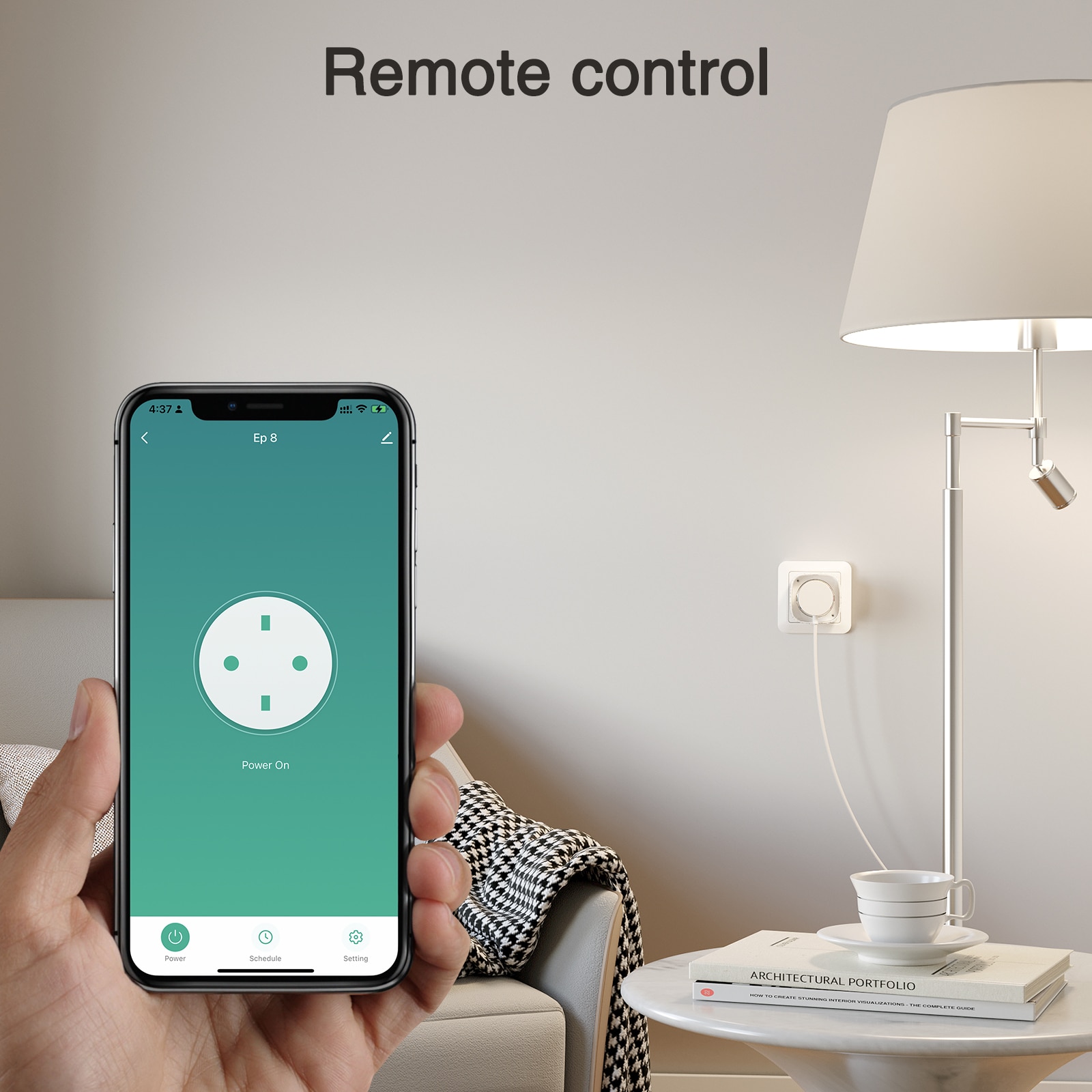 Priza inteligenta Gosund EP8, Wi-Fi, 16A, 3680W, control aplicatie ...
