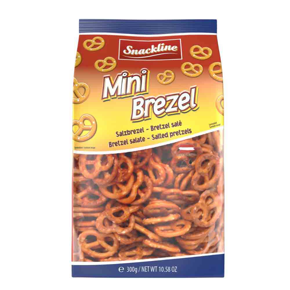 Covrigei Snackline Mini Brezel cu Sare, 300 g - eMAG.ro