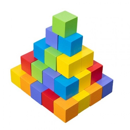 Set cuburi lemn 60 piese - eMAG.ro