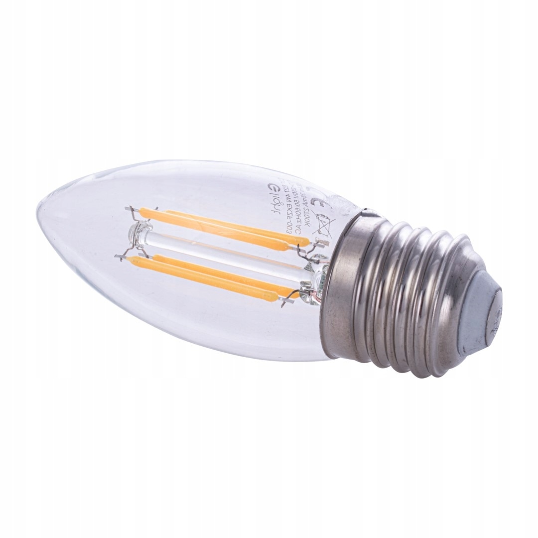 Becuri LED, FILAMENT, E27, 4W, 4000K, EKZF103 - eMAG.ro